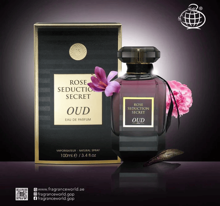 Rose Seduction Secret Oud EDP 100ml For Women by Fragrance World ...