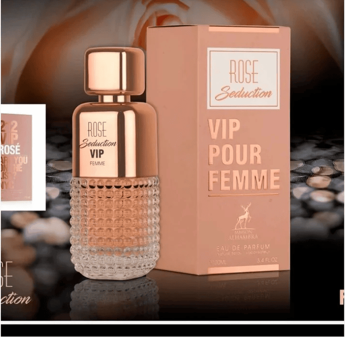 Rose Seduction VIP Pour Femme Eau De Parfum 100ml by MAISON ALHAMBRA ...